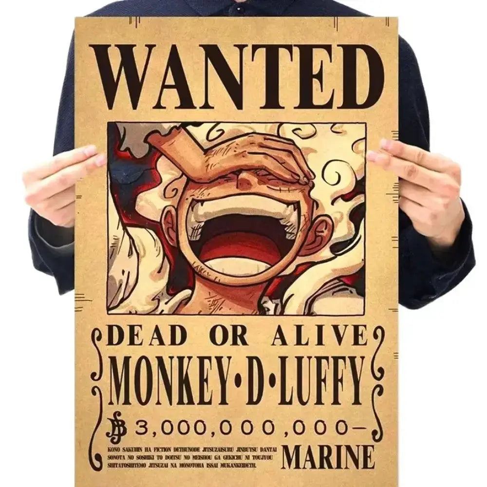 Poster One Piece Wanted Prime Monkey D. Luffy Joy Boy Wano – Boutik One Piece